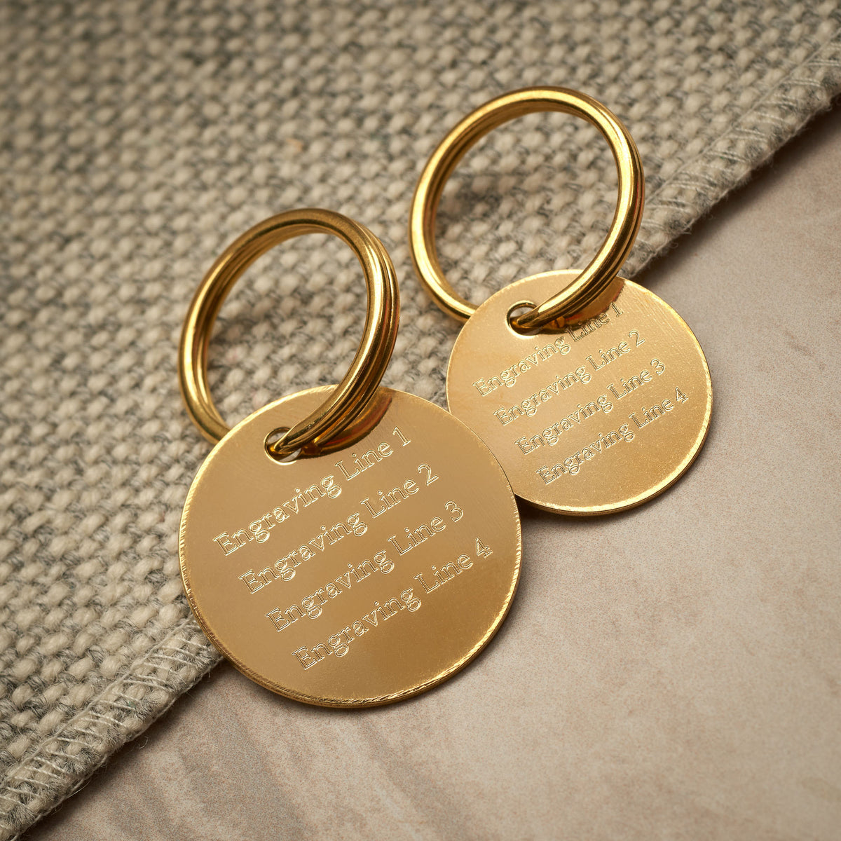 Brass Circle Tag – The Pet Tag Store